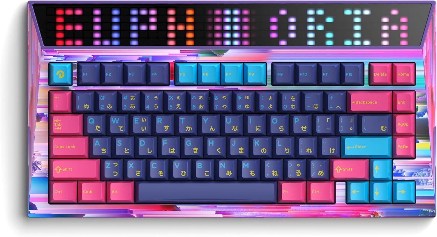 CYBERBOARD Euphoria Wireless Custom Creamy Mechanical Keyboard, 81 Key