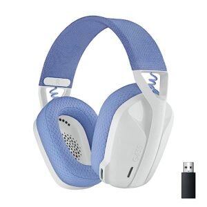 Logitech G435 Lightspeed and Bluetooth Wireless Over Ear Gaming Headph