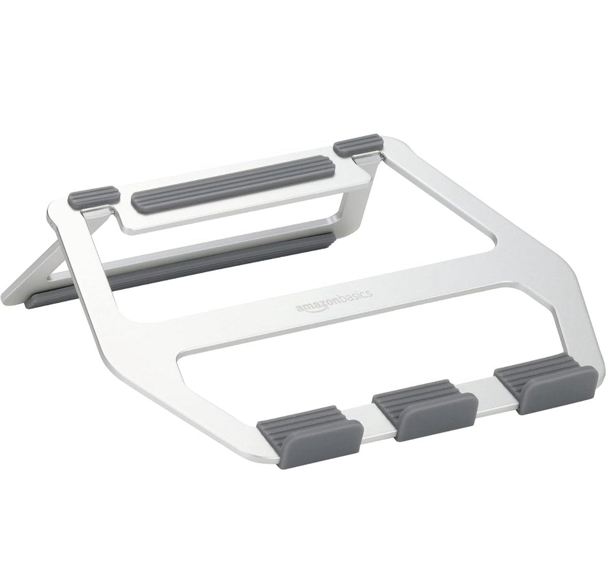 AmazonBasics Aluminum Foldable Tabletop Laptop Stand for Laptops up to