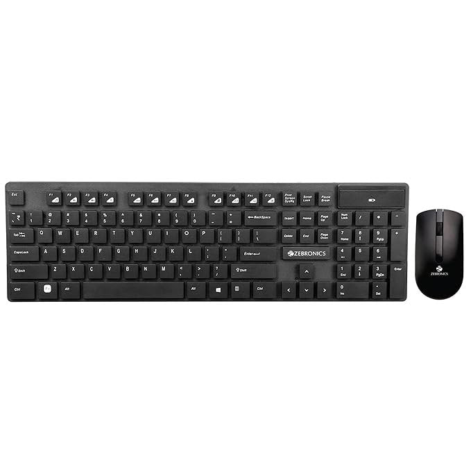 ZEBRONICS Zeb-Companion 102 Wireless Keyboard and Mouse Combo,
